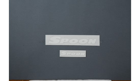 Spoon Team Sticker (White) 200/100MM – A&J Racing International