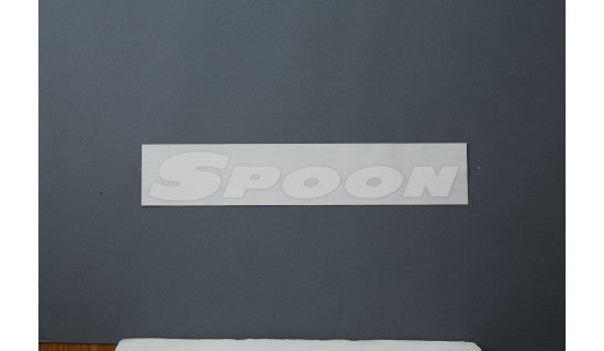 Spoon Team Sticker (white) 800MM – A&J Racing International